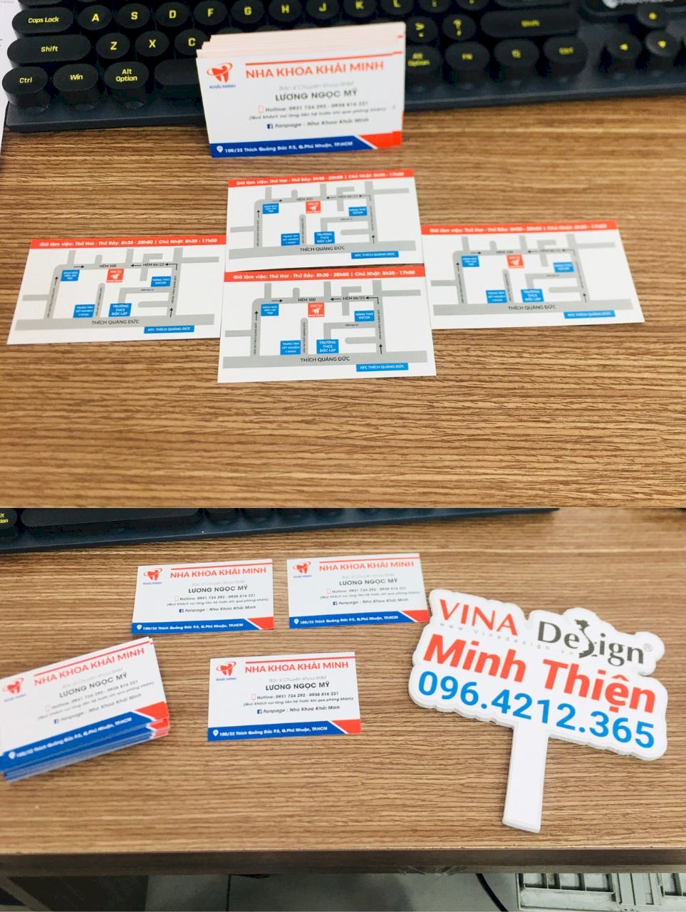 In card visit nha khoa, in card visit 2 mặt, 1 mặt thông tin liên hệ, 1 ...