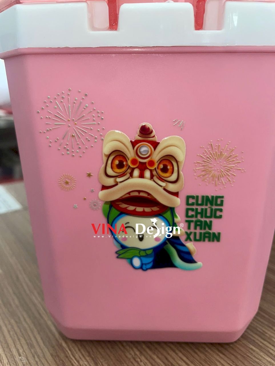 In sticker logo DTF hình linh vật Cung chúc tân Xuân, in DTF khổ A4 1 ...