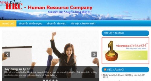 Thiết kế website wordpress HRC - www.Hrc.com.vn